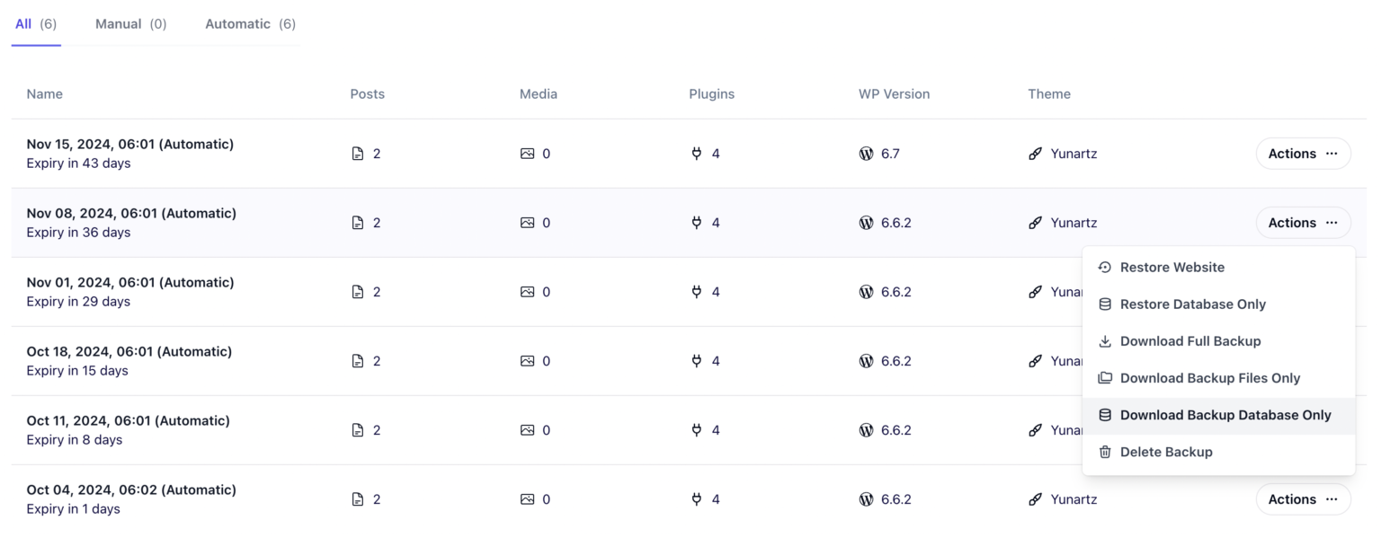 How to Easily Export WordPress Database