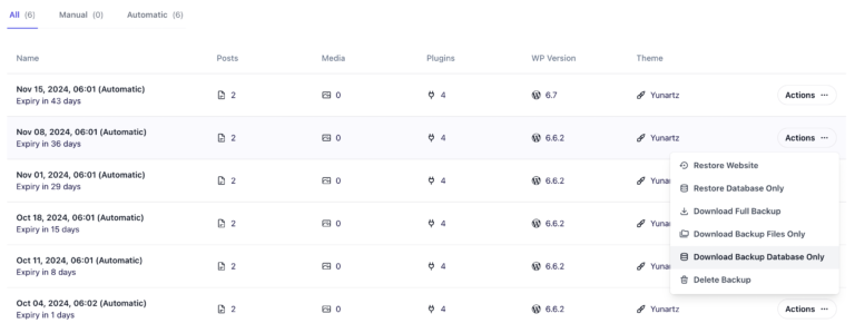 How to Easily Export WordPress Database